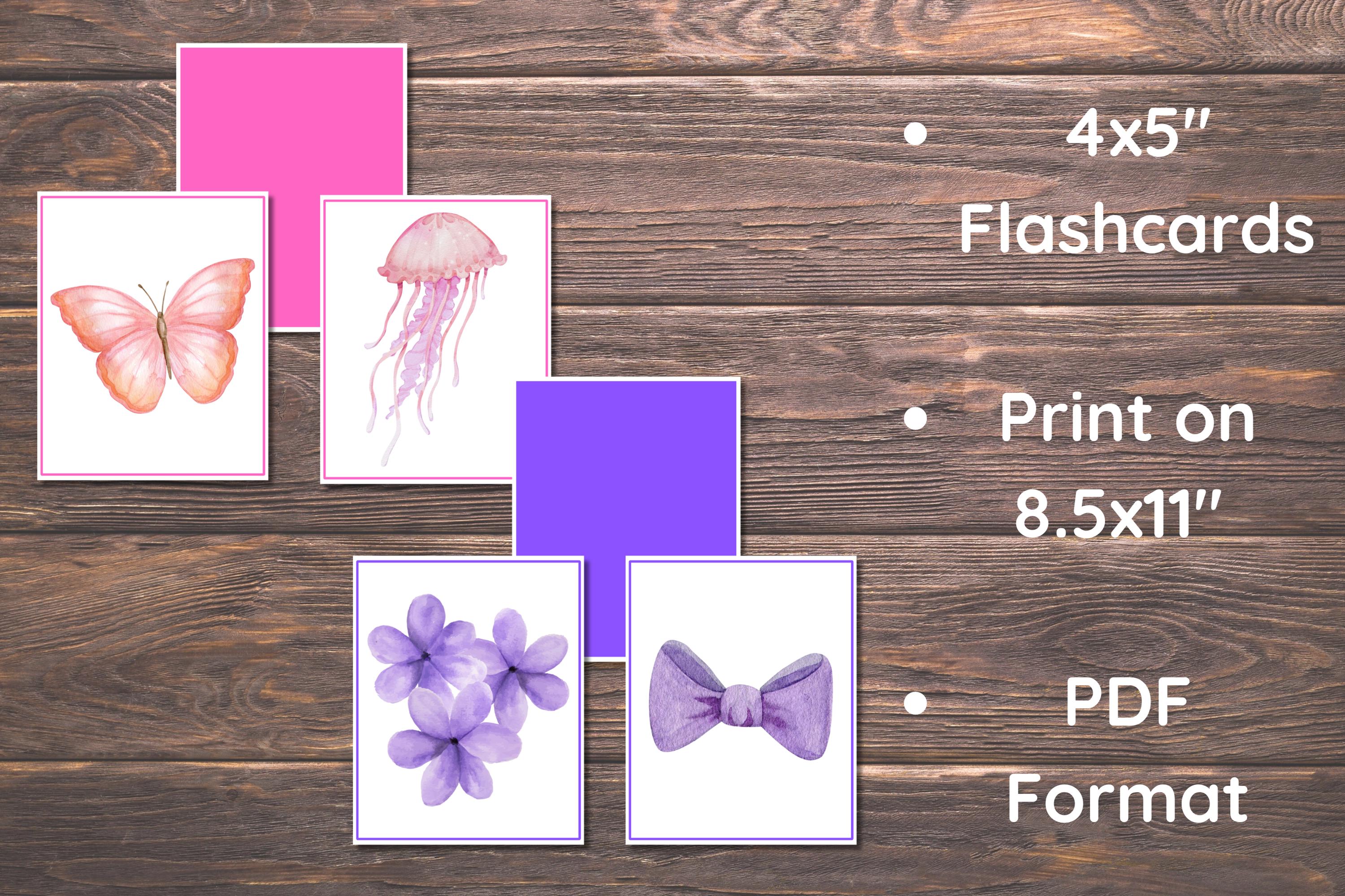 Montessori Color Sorting Printable Cards: Toddler's 11-color ...