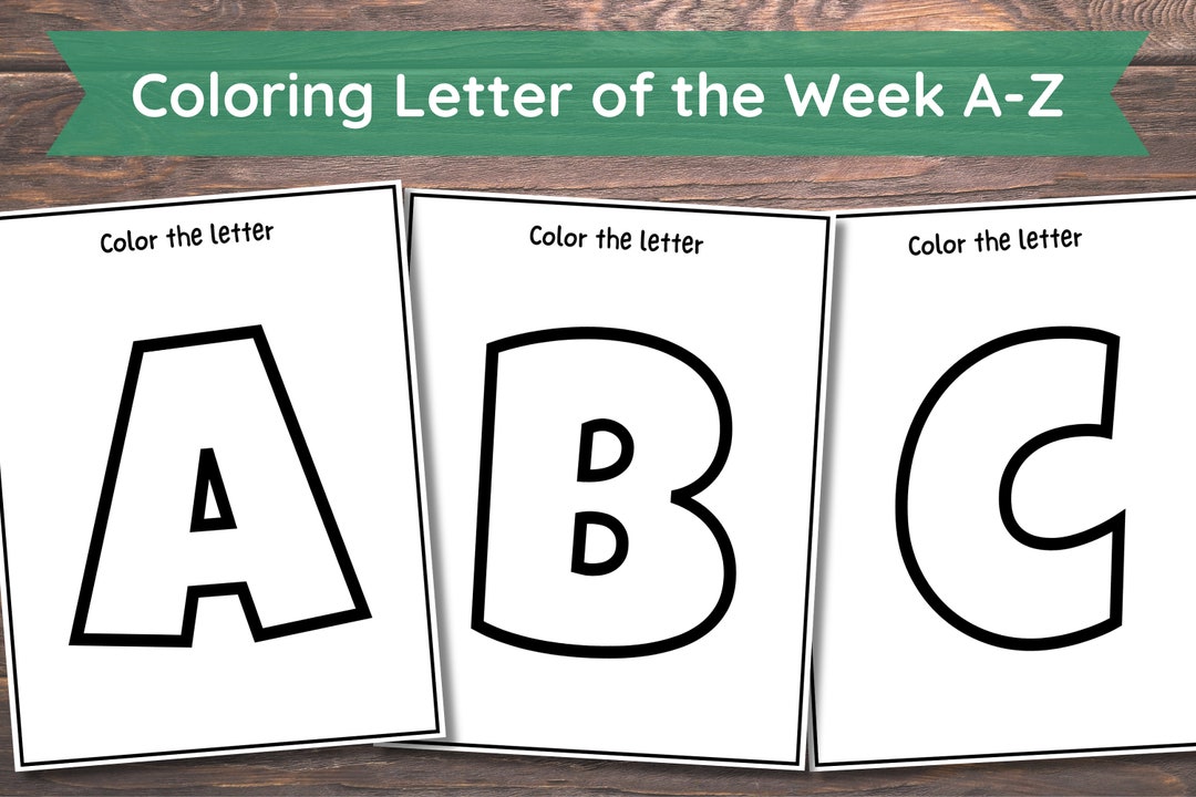 Preschool Letters of the Week - Alphabet Curriculum Worksheets ...