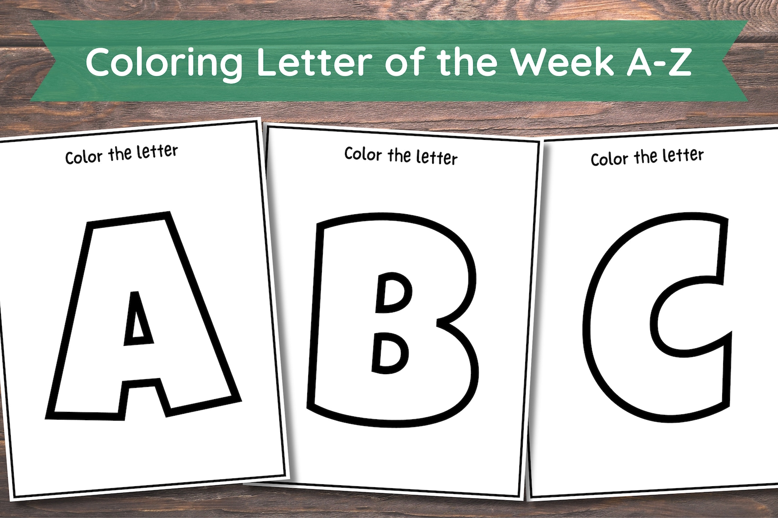 Preschool Letters of the Week - Alphabet Curriculum Worksheets ...