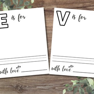 Blank Alphabet Book, Baby's First ABC Book, Baby's First Alphabet Book ...