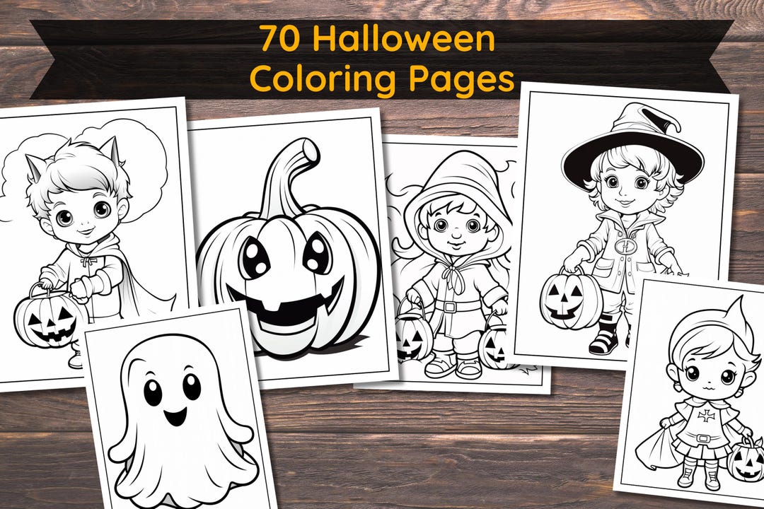 70 Halloween Printable Coloring Pages Kids Halloween Printable Coloring ...