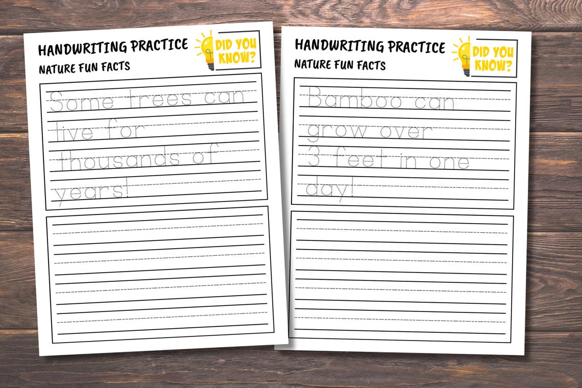Tracing Worksheets, Handwriting Practice, Printable Sentences Writing ...