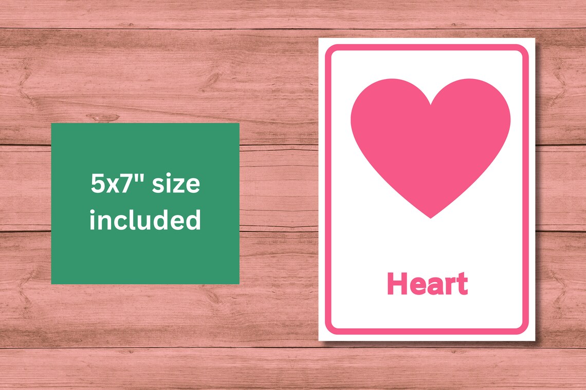 20 Rainbow Shapes Flash Cards Preschool Materials Homeschool - Etsy