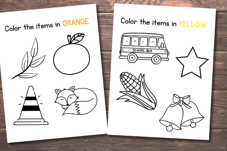 Preschool Color of the Week Learn Colors pre-k Curriculum - Etsy