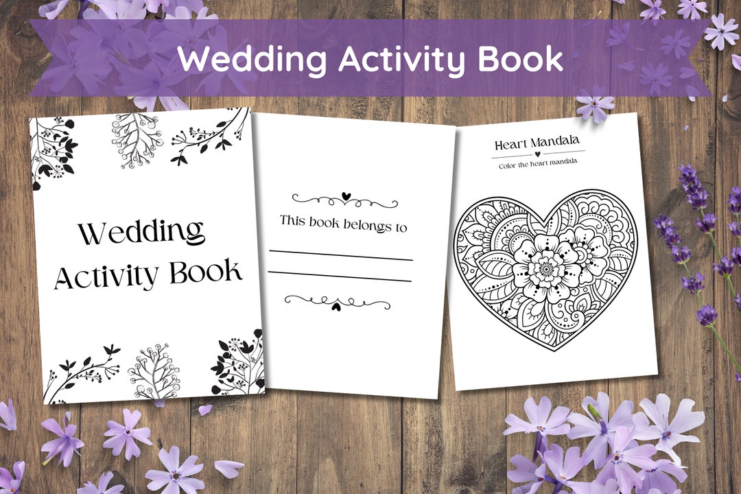Kids' Activity Book for Wedding: A Fun Way to Keep Young Guests Engaged ...