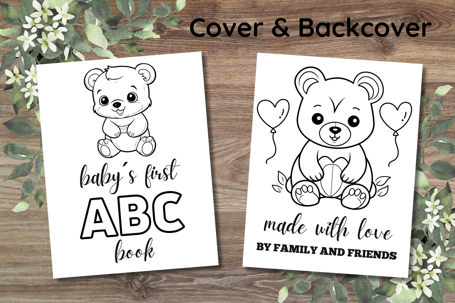 Blank Alphabet Book, Baby's First ABC Book, Baby's First Alphabet Book ...