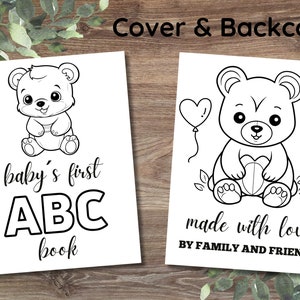 Blank Alphabet Book, Baby's First ABC Book, Baby's First Alphabet Book ...