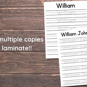 Custom Name Tracing Worksheets PDF | Personalized Name Writing Practice ...