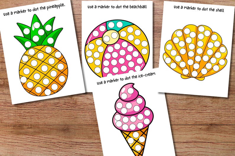 Printable Summer Preschool Activity Bundle, Summer Preschool ...
