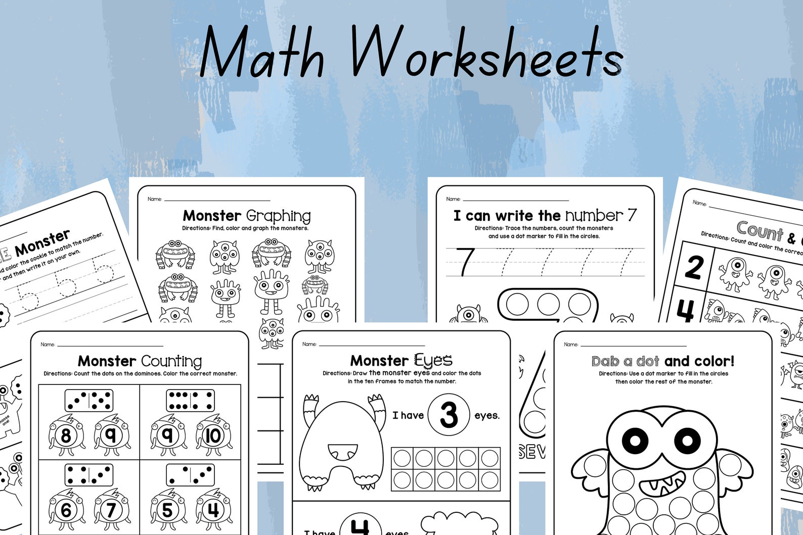 Preschool Pre-k Kindergarten Learning Bundle 400 Pages - Etsy