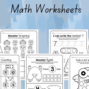 Preschool Pre-k Kindergarten Learning Bundle 400 Pages - Etsy