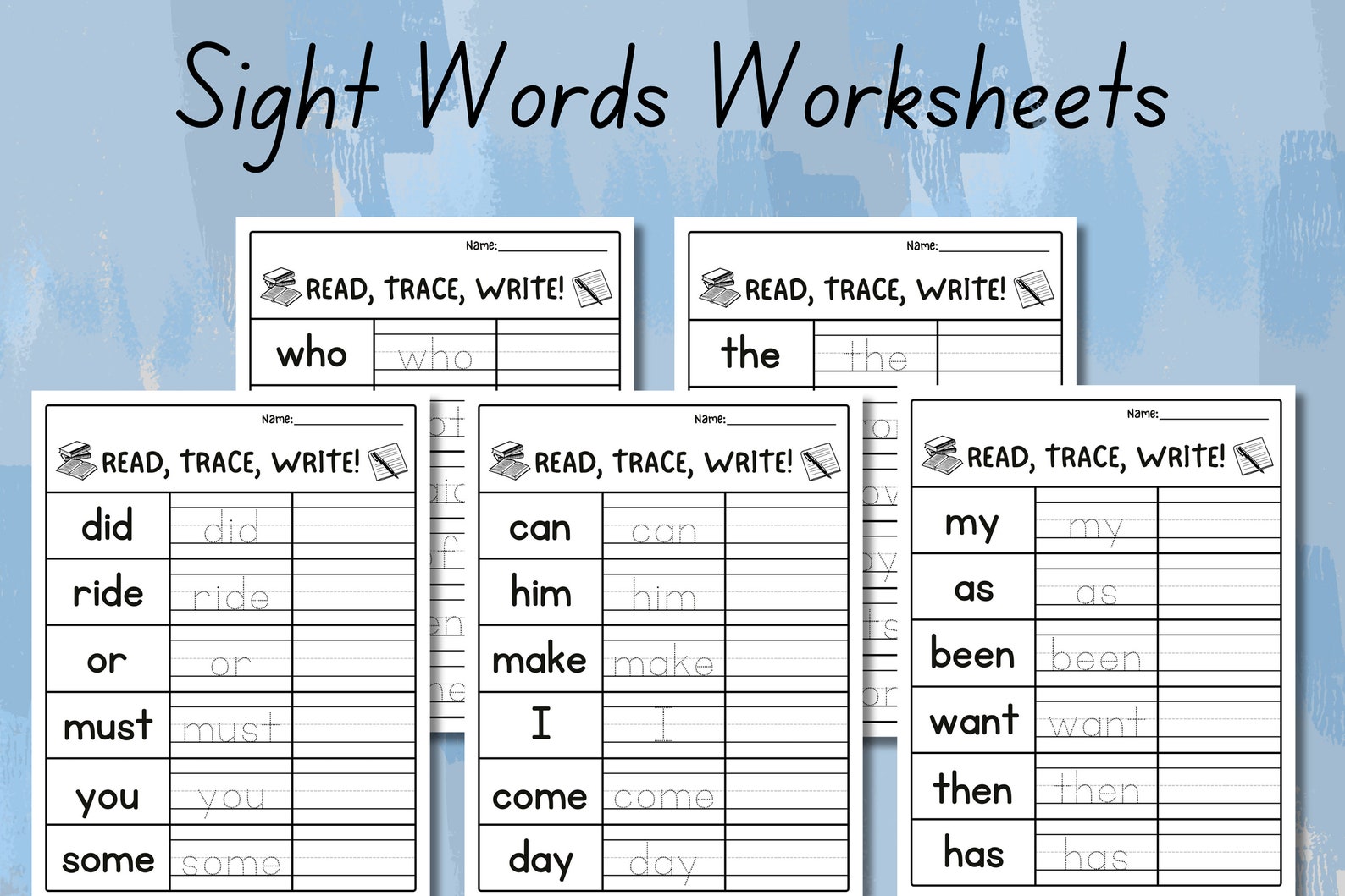 Preschool Pre-k Kindergarten Learning Bundle 600 Pages Printable ...