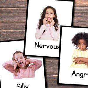 Photo Emotion 32 Flashcards Printable | Features Real Children ...
