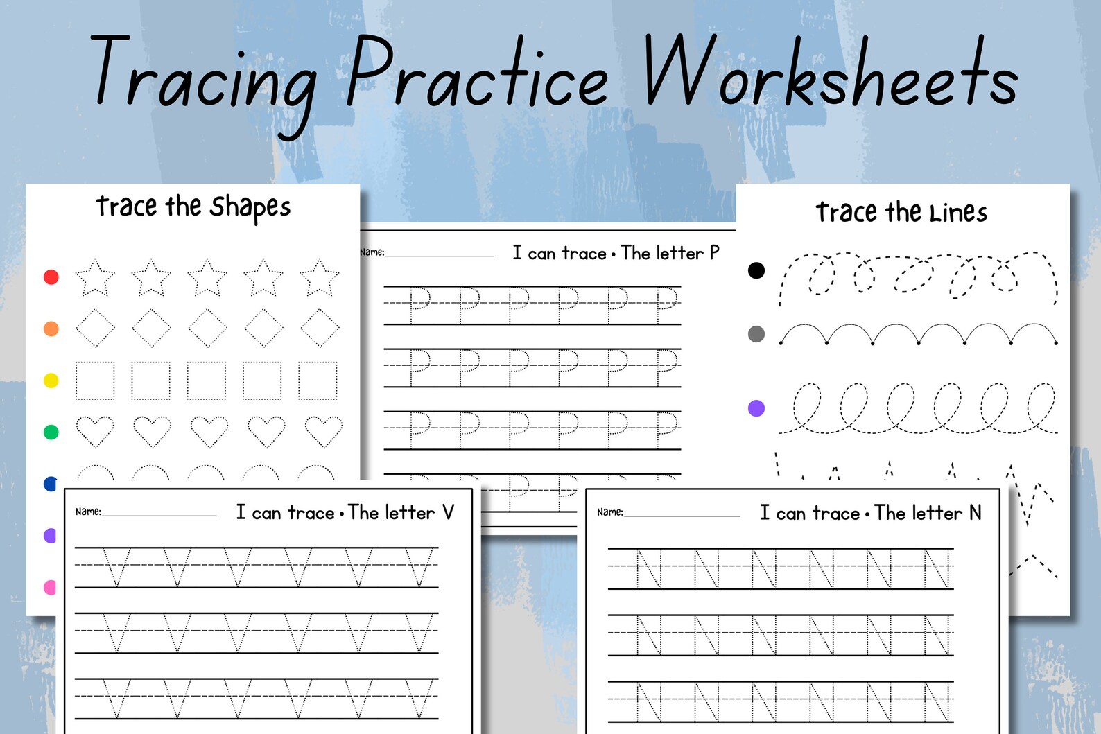 Preschool Pre-k Kindergarten Learning Bundle 600 Pages Printable ...