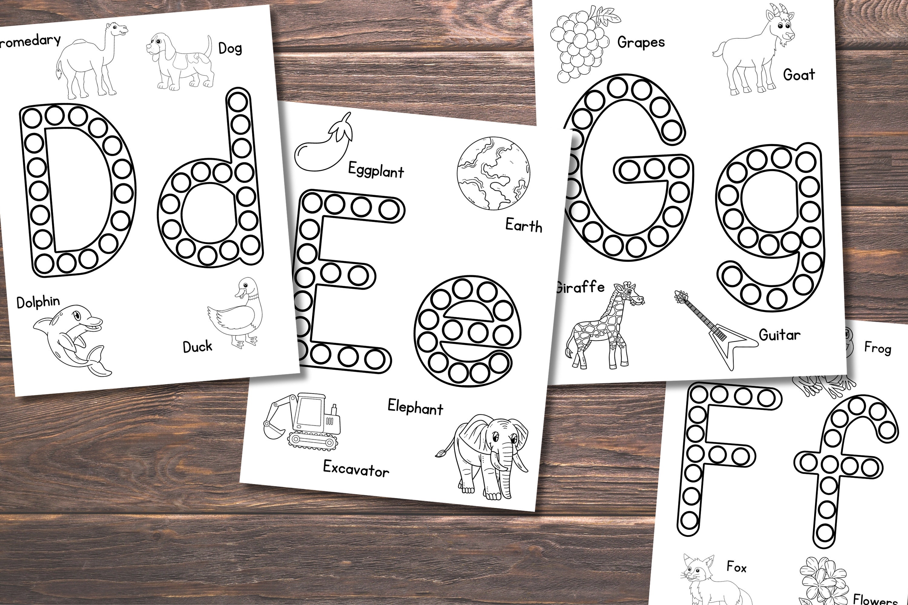 Do A-DOT Alphabet Printable Worksheets, Activity for Kids, Toddlers ...