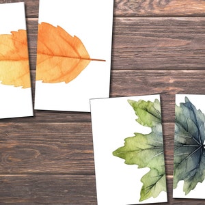Matching Leaves, 20 Cards,fall Activity for Kids, Toddler Activity ...