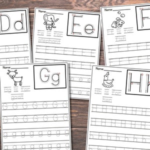 26 Printable Alphabet I Know My Letters Worksheets. Preschool ...