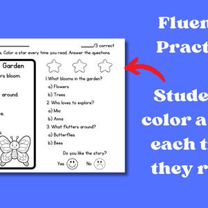 Kindergarten at Home Reading Worksheets | Comprehension Passages ...