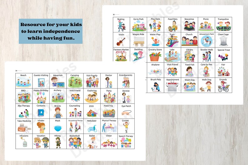 Kids Daily Responsibilities Chart Printable Daily Routine - Etsy