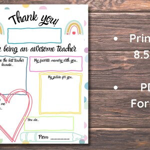 Teacher Appreciation Gift, Teacher Appreciation Week, All About Teacher ...