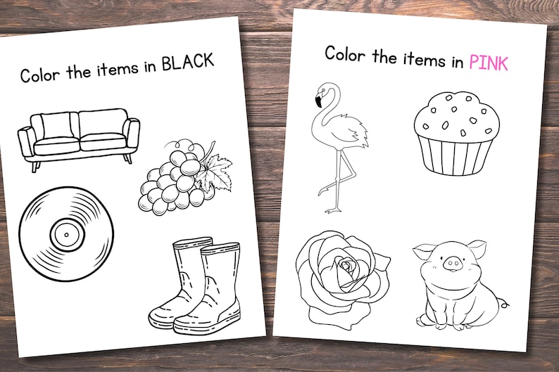 Preschool Color of the Week Learn Colors pre-k Curriculum - Etsy