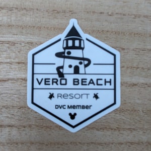 DVC Villas | Vero Beach Resort | 3x3 Die Cut Vinyl and Weatherproof ...