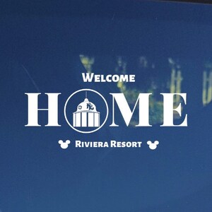 DVC Welcome Home Decal for Riviera Resort, DVC Member SVG File for ...