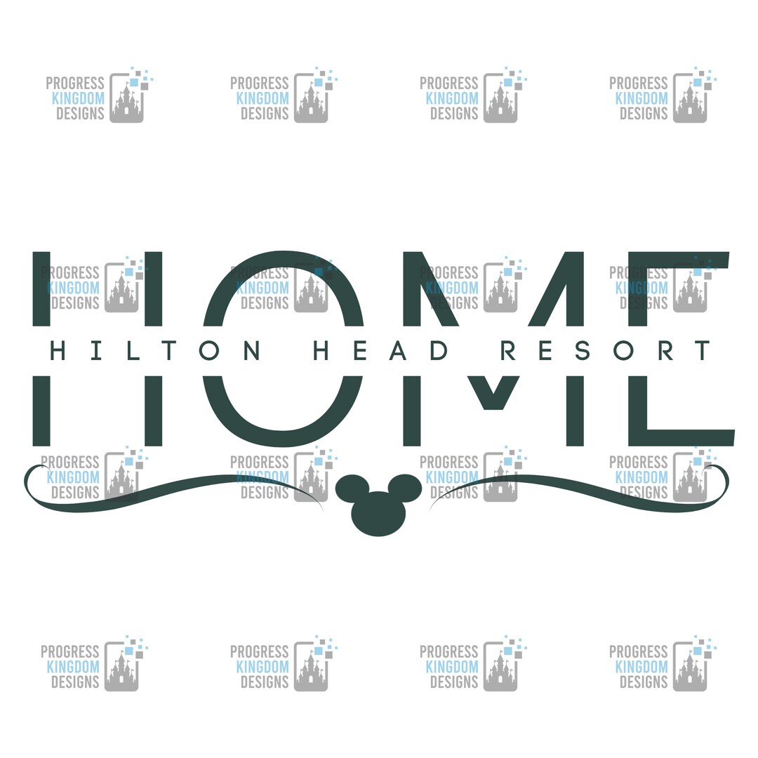 DVC "home" Decal for Hilton Head Resort, DVC Member SVG File for Cricut ...