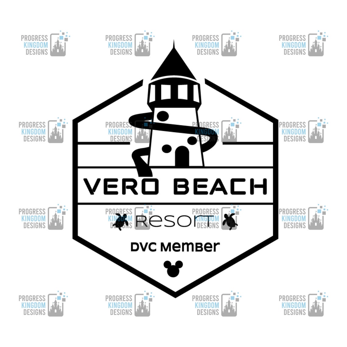 DVC Member Decal for Vero Beach Resort, DVC Member SVG File for Cricut ...