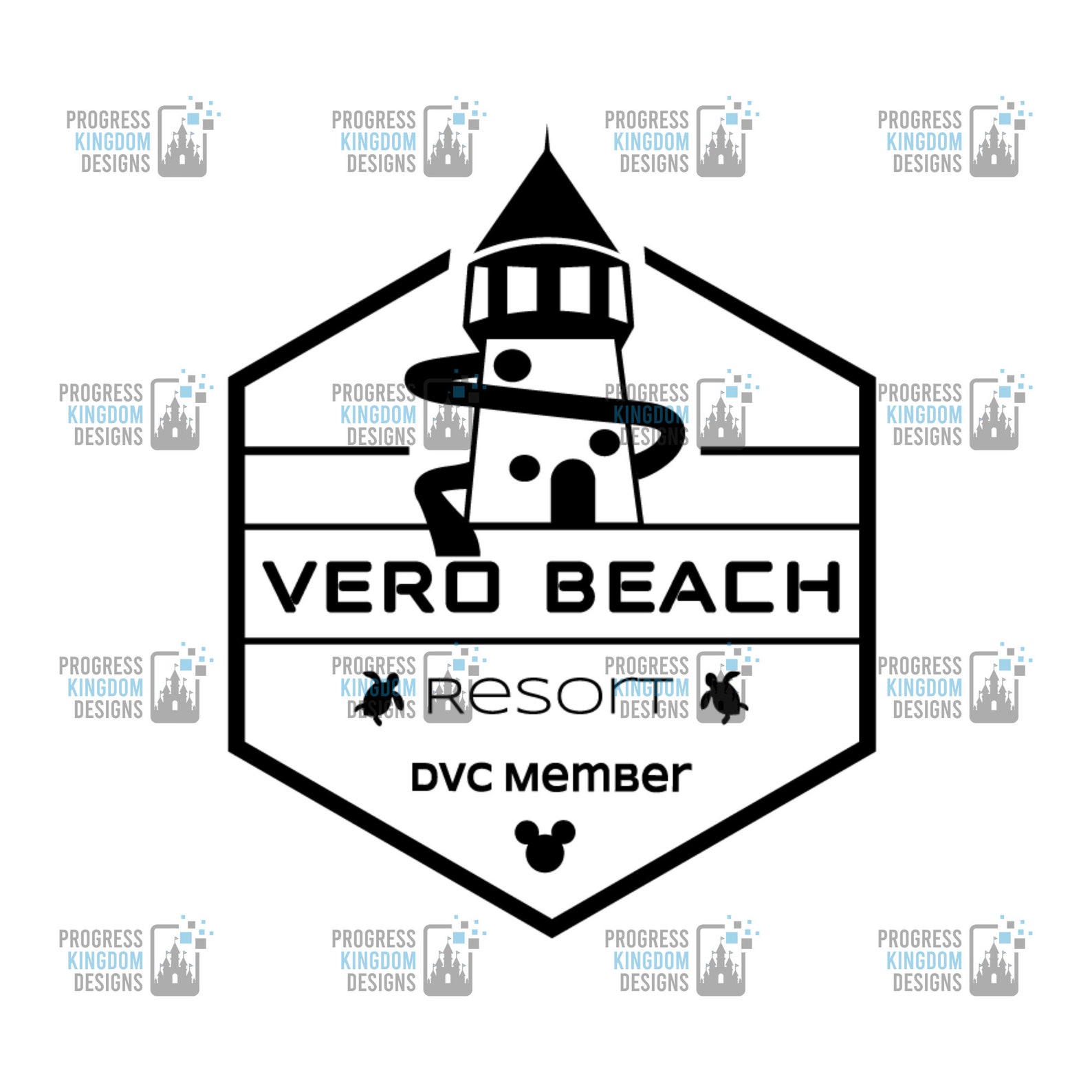 DVC Member Decal for Vero Beach Resort, DVC Member SVG File for Cricut ...