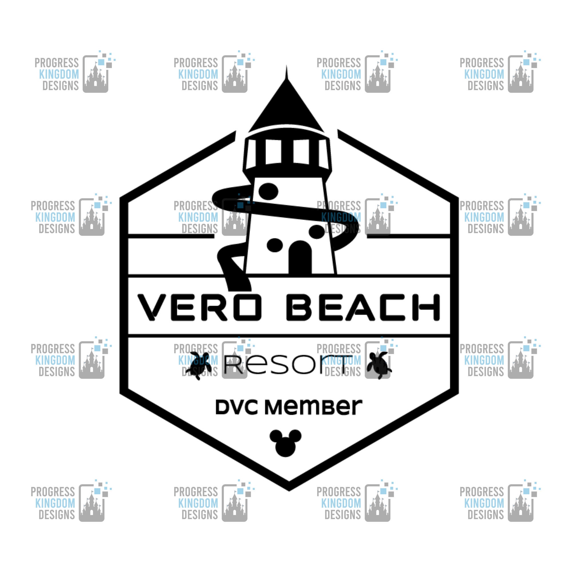 DVC Member Decal for Vero Beach Resort, DVC Member SVG File for Cricut ...