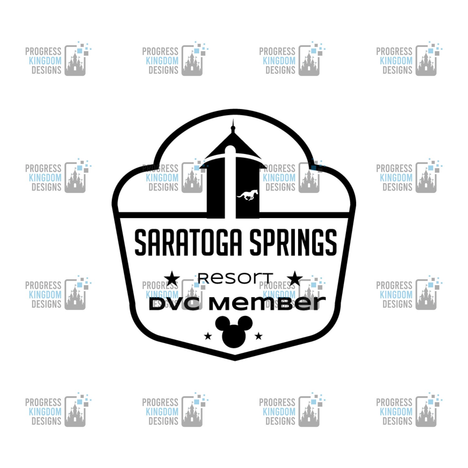 DVC Member Decal for Saratoga Springs Resort, SVG File for Cricut - Etsy