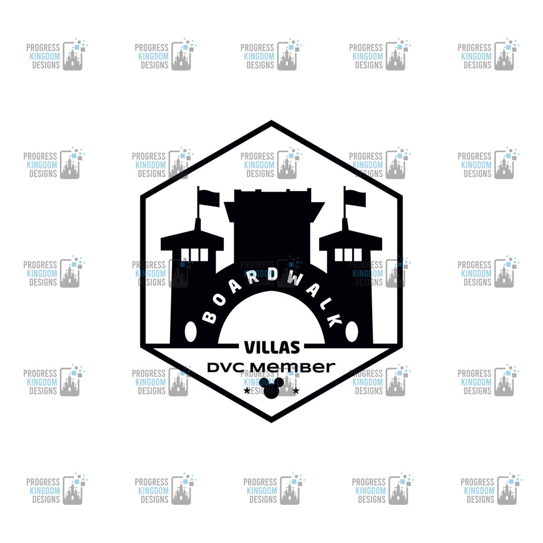 DVC Member Decal for Board Walk Villas,svg File for Cricut - Etsy