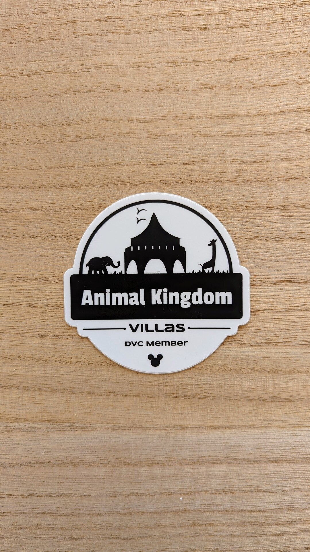 DVC Villas | Animal Kingdom Villas | 3x3 Die Cut Vinyl and Weatherproof ...