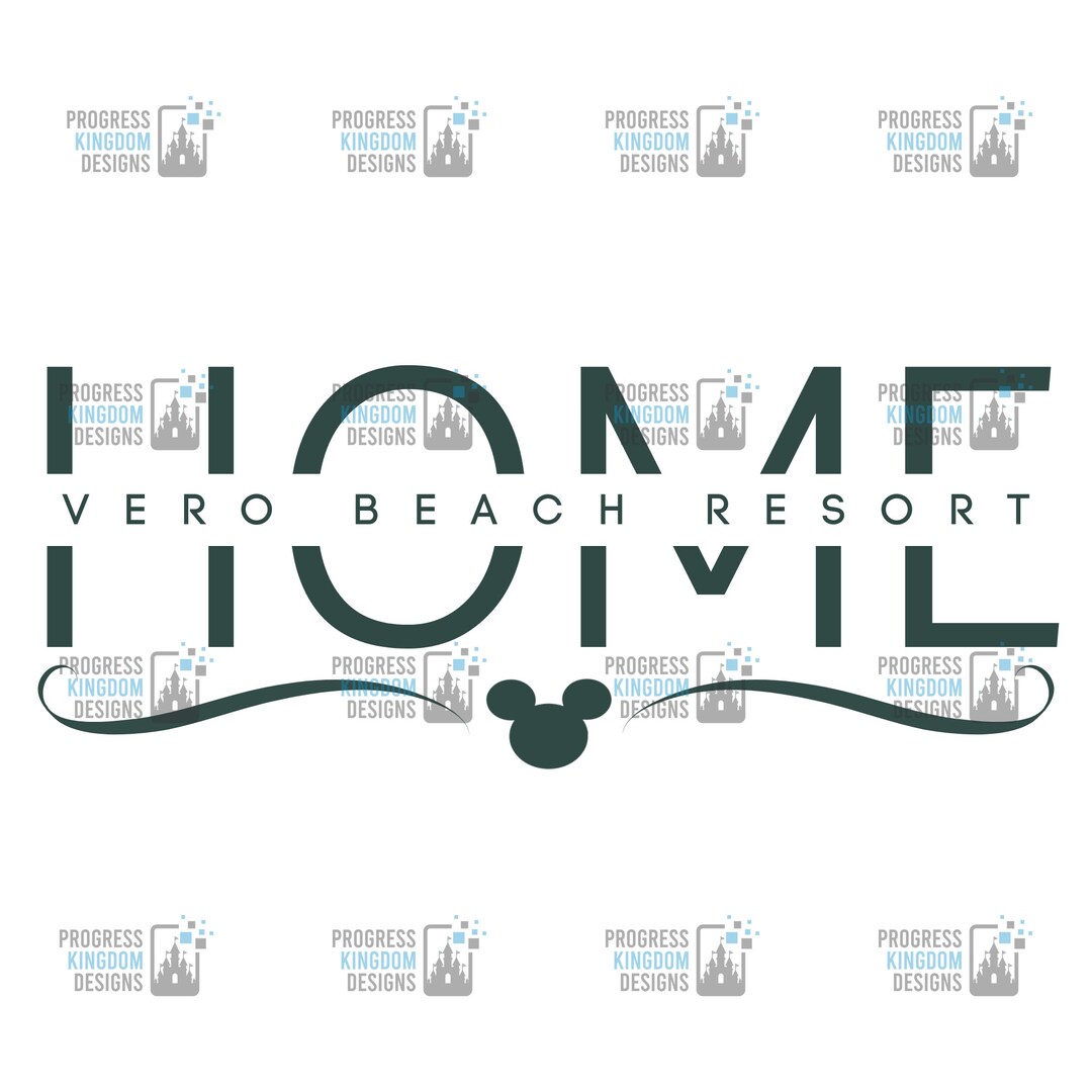 DVC "home" Decal for Vero Beach Resort, DVC Member SVG File for Cricut ...