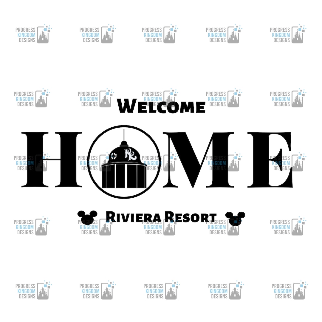 DVC Welcome Home Decal for Riviera Resort, DVC Member SVG File for ...