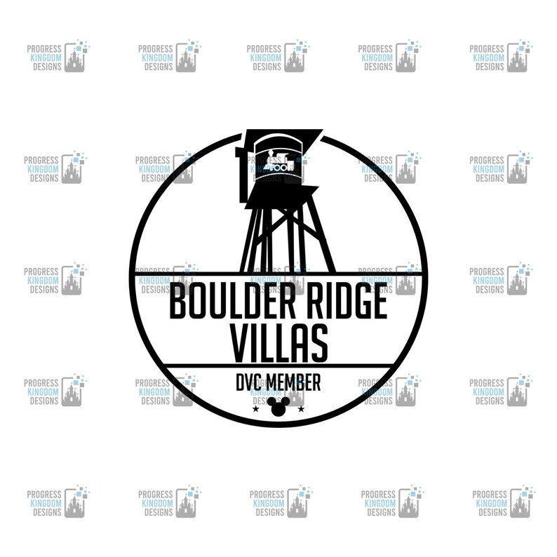 DVC Member Decal for Boulder Ridge Villas DVC Member SVG File - Etsy