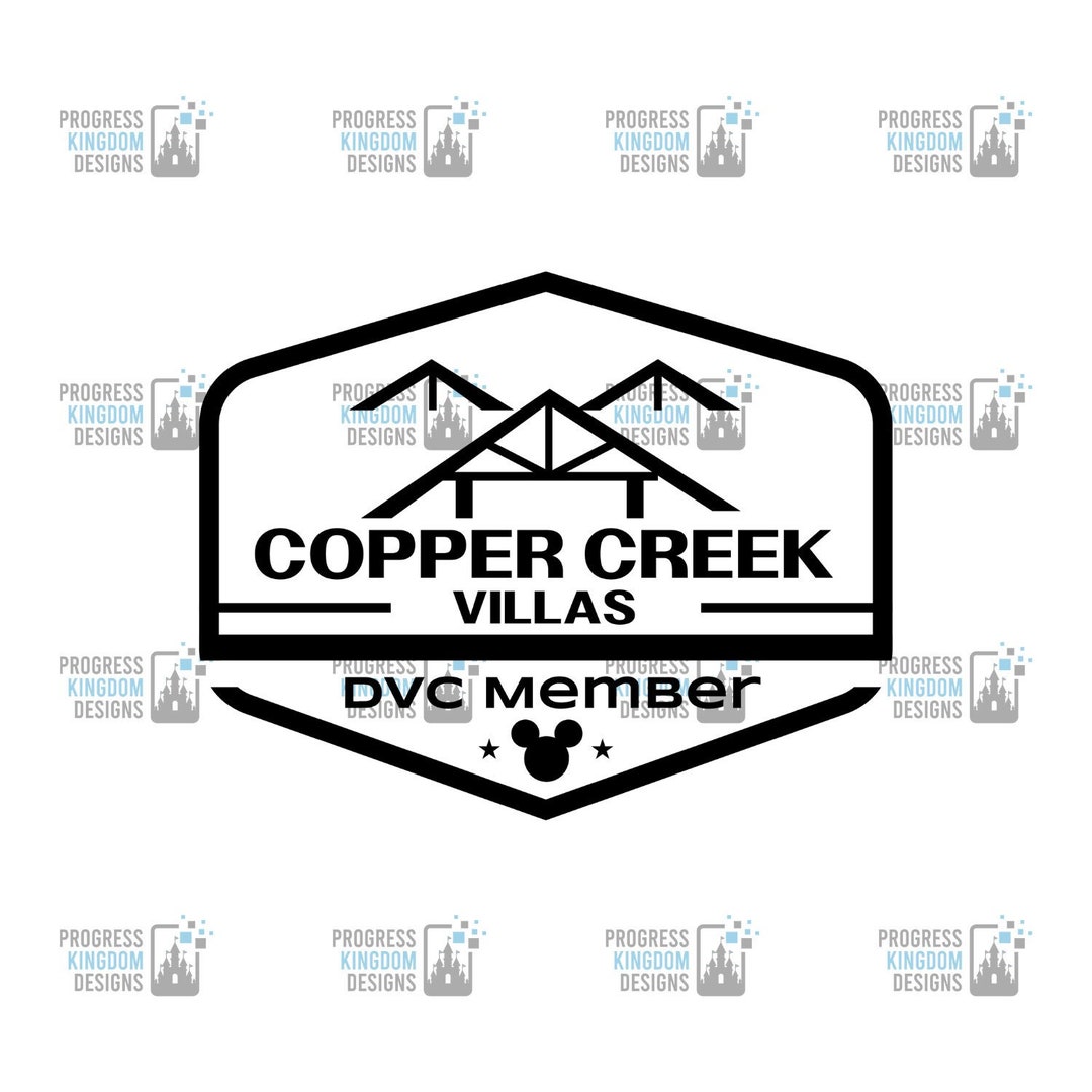 DVC Member Decal for Copper Creek Villas,svg File for Cricut - Etsy