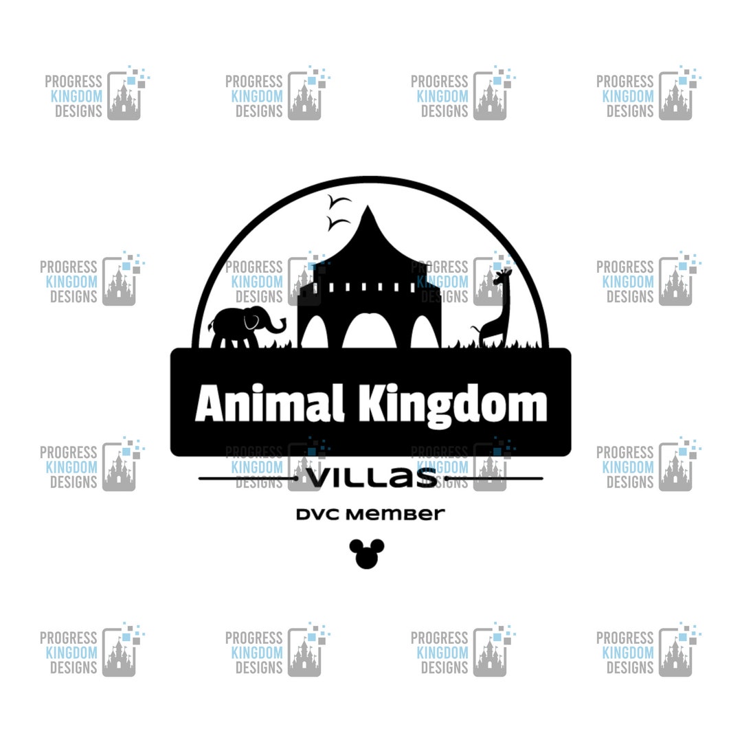 DVC Member Decal for Animal Kingdom Villas,svg File for Cricut - Etsy