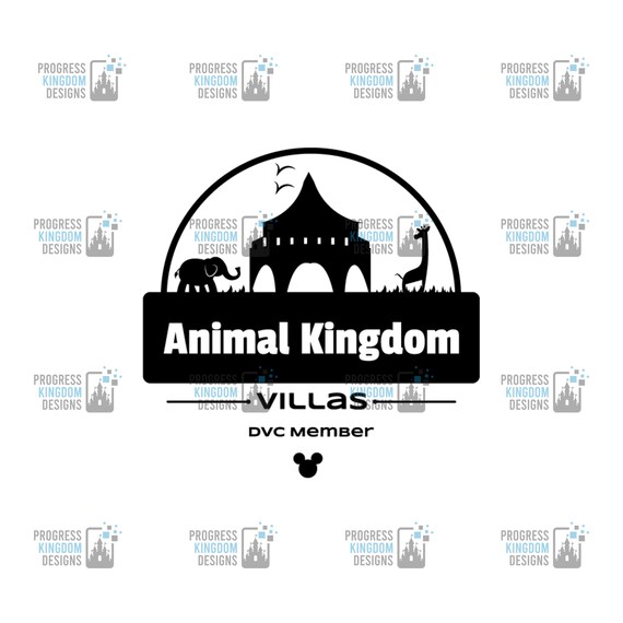 DVC Member Decal for Animal Kingdom Villas Instant Digital - Etsy