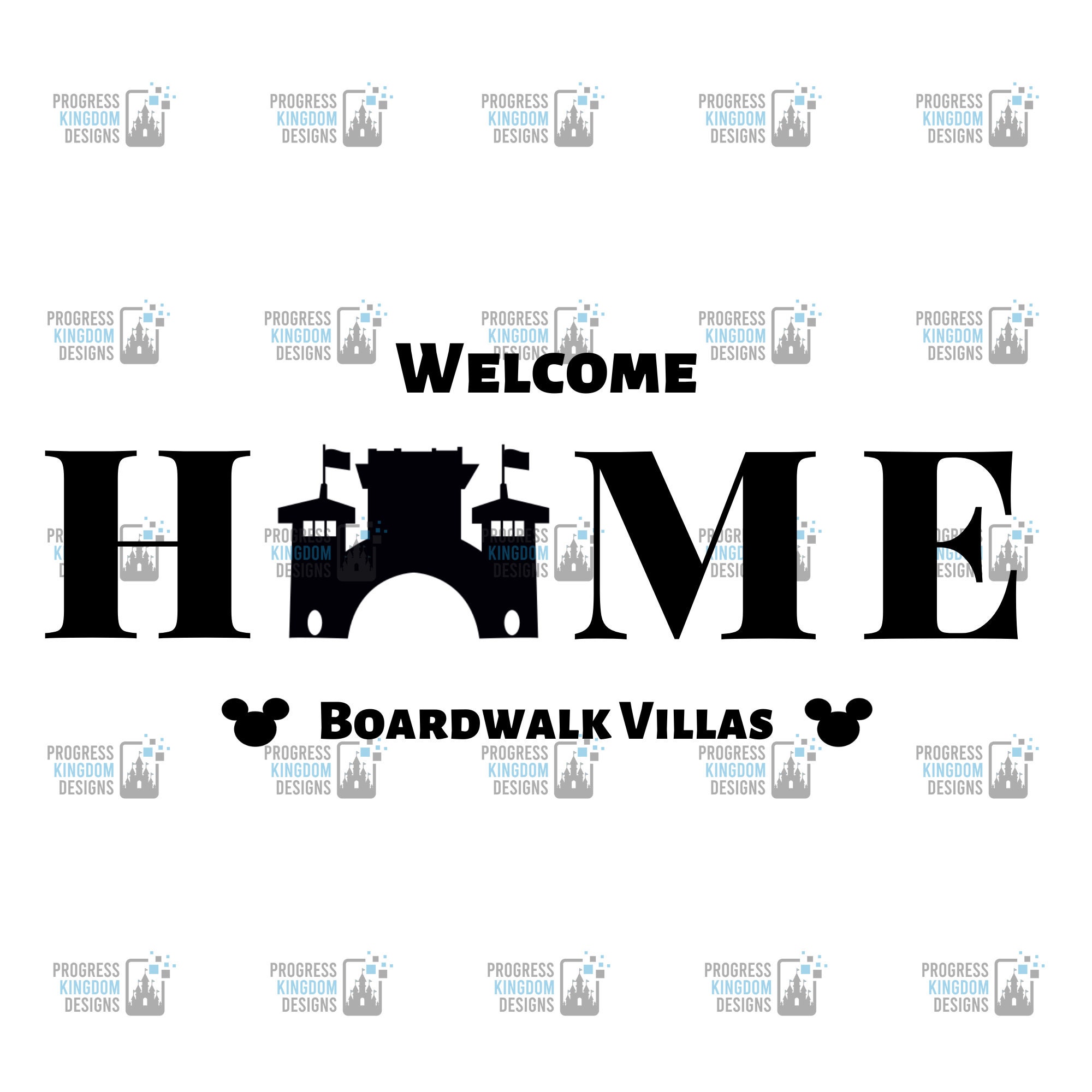 DVC Welcome Home Decal for Boardwalk Villas,svg File for Cricut - Etsy
