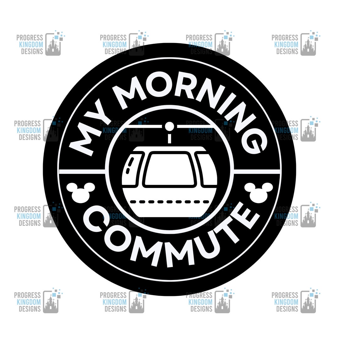 WDW Skyliner "my Morning Commute", SVG File for Cricut - Etsy
