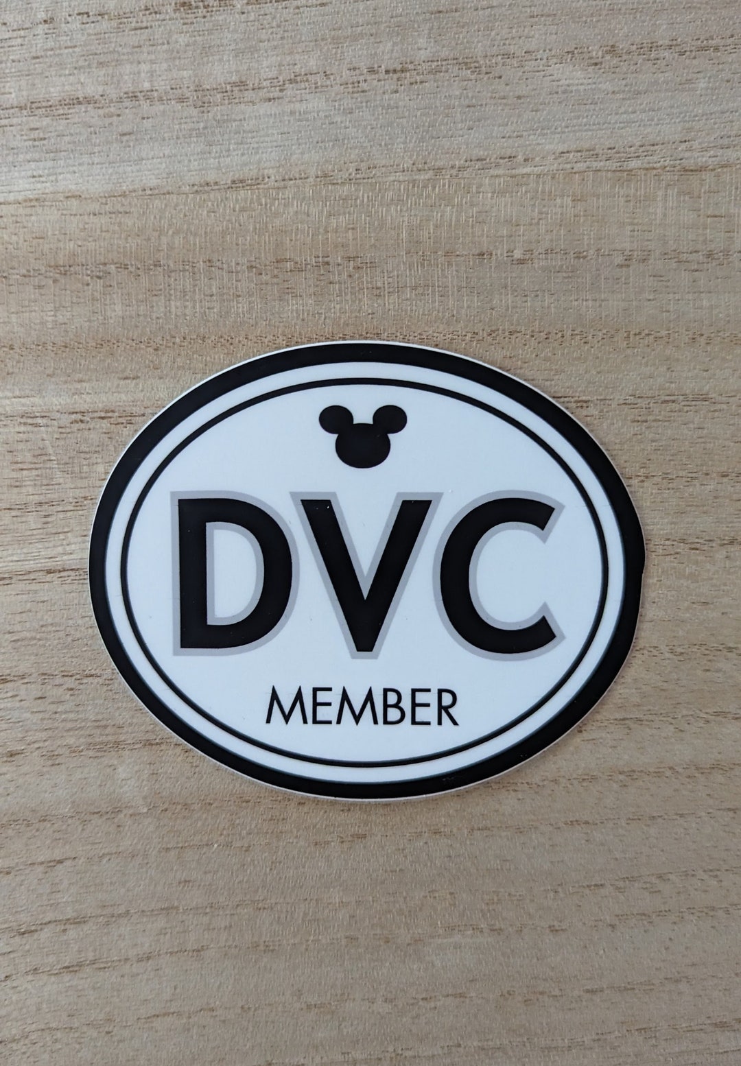 DVC Member | Oval Sticker | 3x4 Die Cut Vinyl and Weatherproof Sticker ...