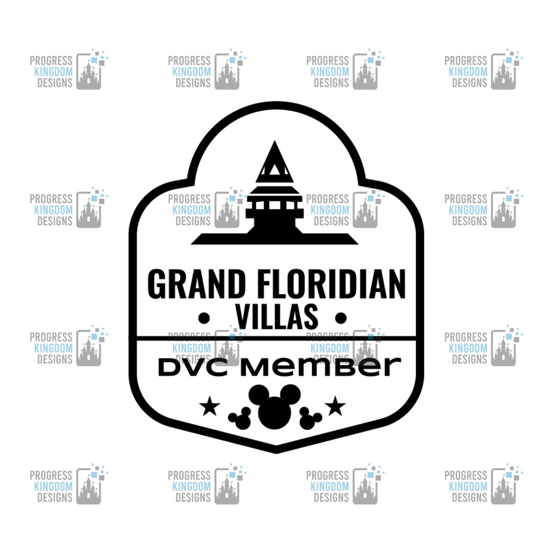 DVC Member Decal for Grand Floridian Resort, DVC Member SVG File for ...