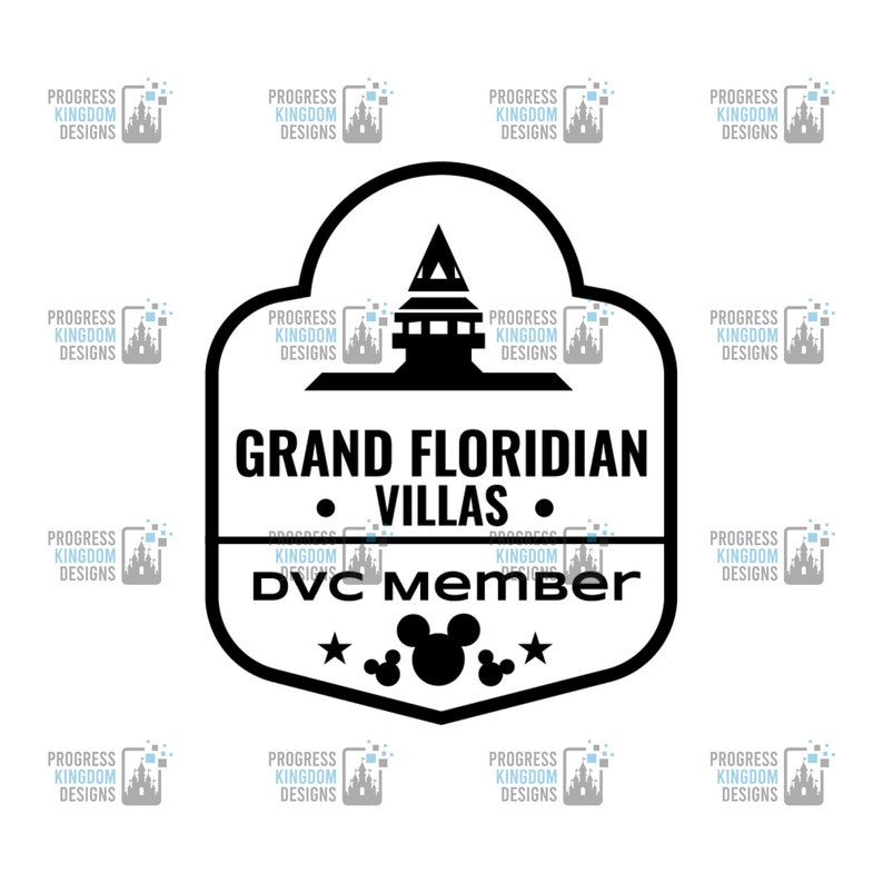 DVC Member Decal for Grand Floridian Resort, DVC Member SVG File for ...