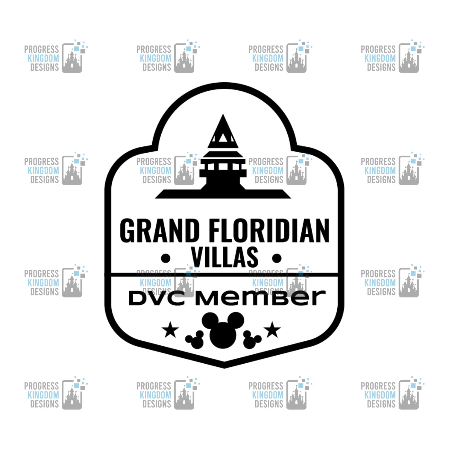 DVC Member Decal for Grand Floridian Resort, DVC Member SVG File for ...