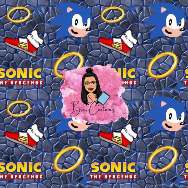 Sonic the Hedgehog Seamless - Etsy