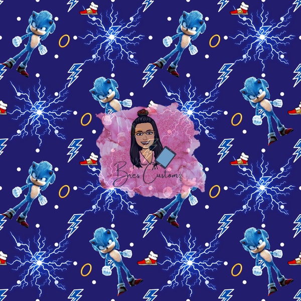 Sonic the Hedgehog Seamless - Etsy