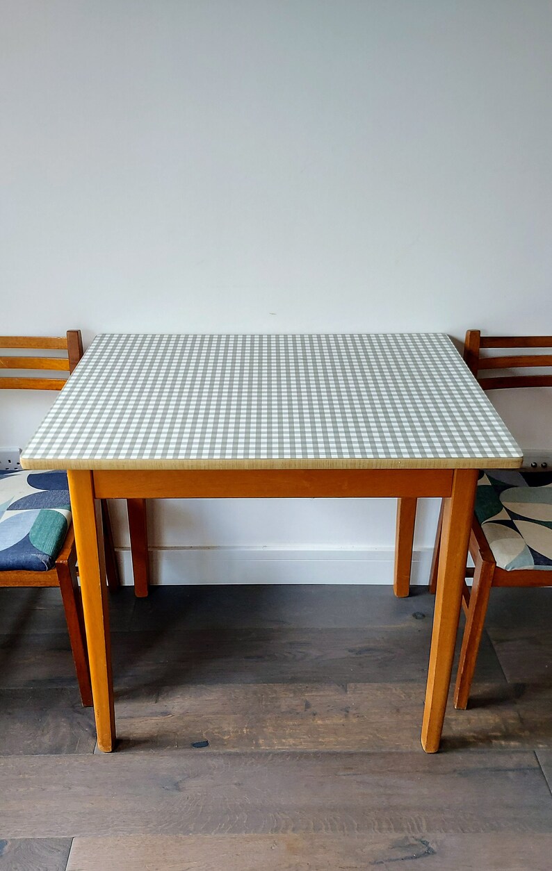 Vintage Mid Century 1960s Formica Laminate Top Dining, Kitchen Table - Etsy