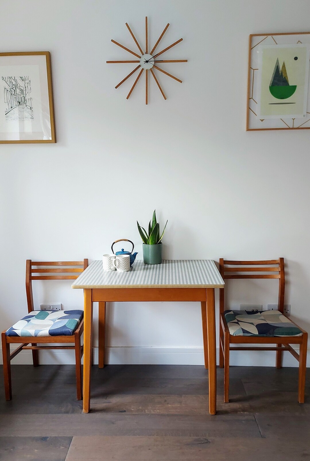 Vintage Mid Century 1960s Formica Laminate Top Dining, Kitchen Table - Etsy